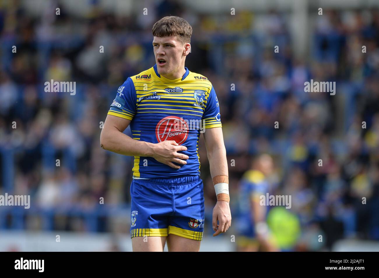 Warrington, England - 27th March 2022 - Connor Wrench of Warrington ...