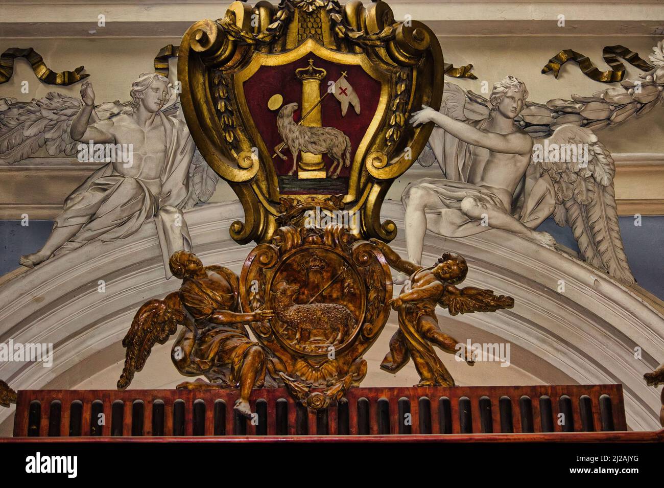 Architectural details of the famous Basilica of Nuestra Señora del ...