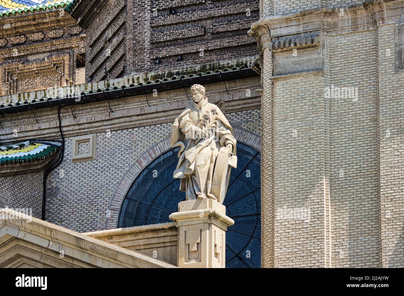 Architectural details of the famous Basilica of Nuestra Señora del ...