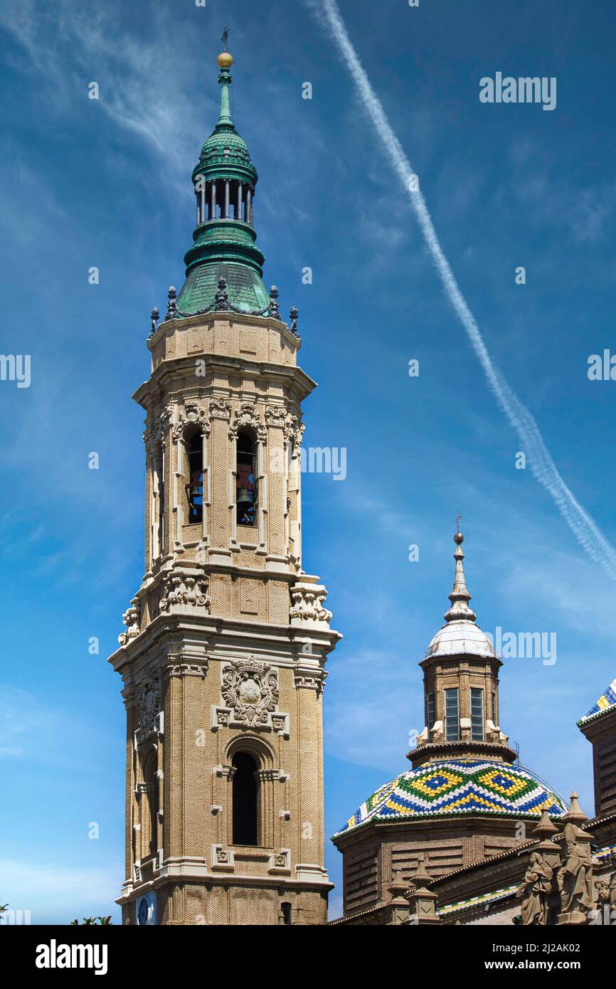 Architectural details of the famous Basilica of Nuestra Señora del ...