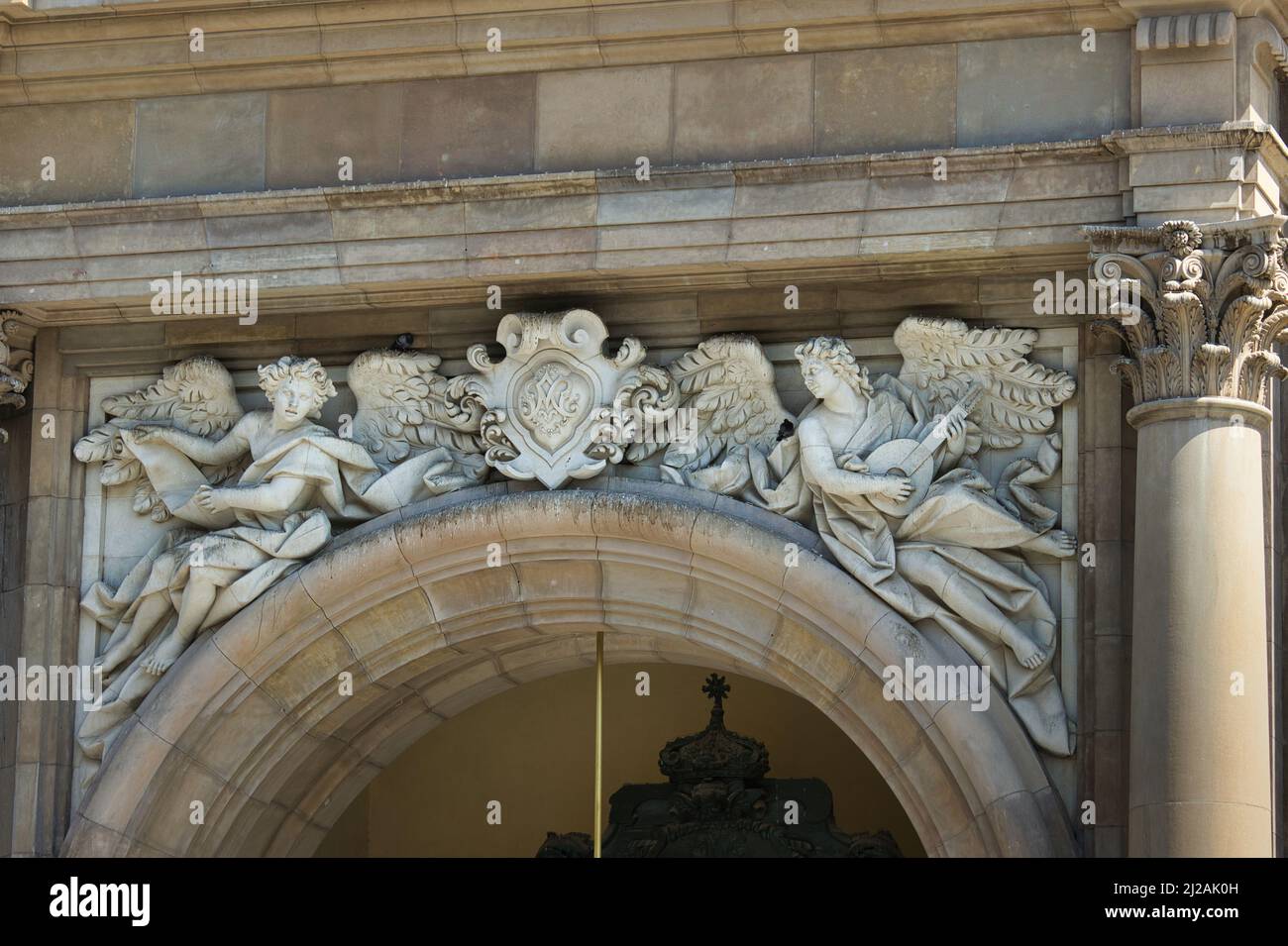 Architectural details of the famous Basilica of Nuestra Señora del ...