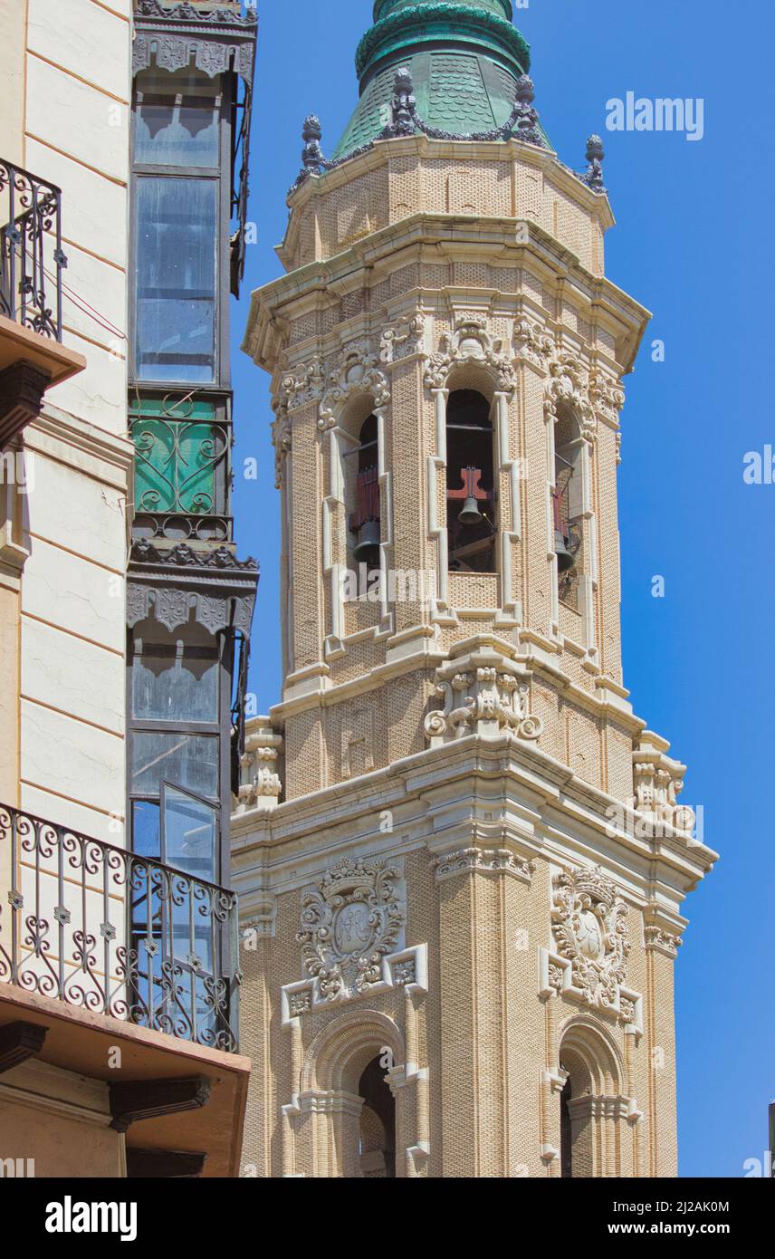 Architectural details of the famous Basilica of Nuestra Señora del ...