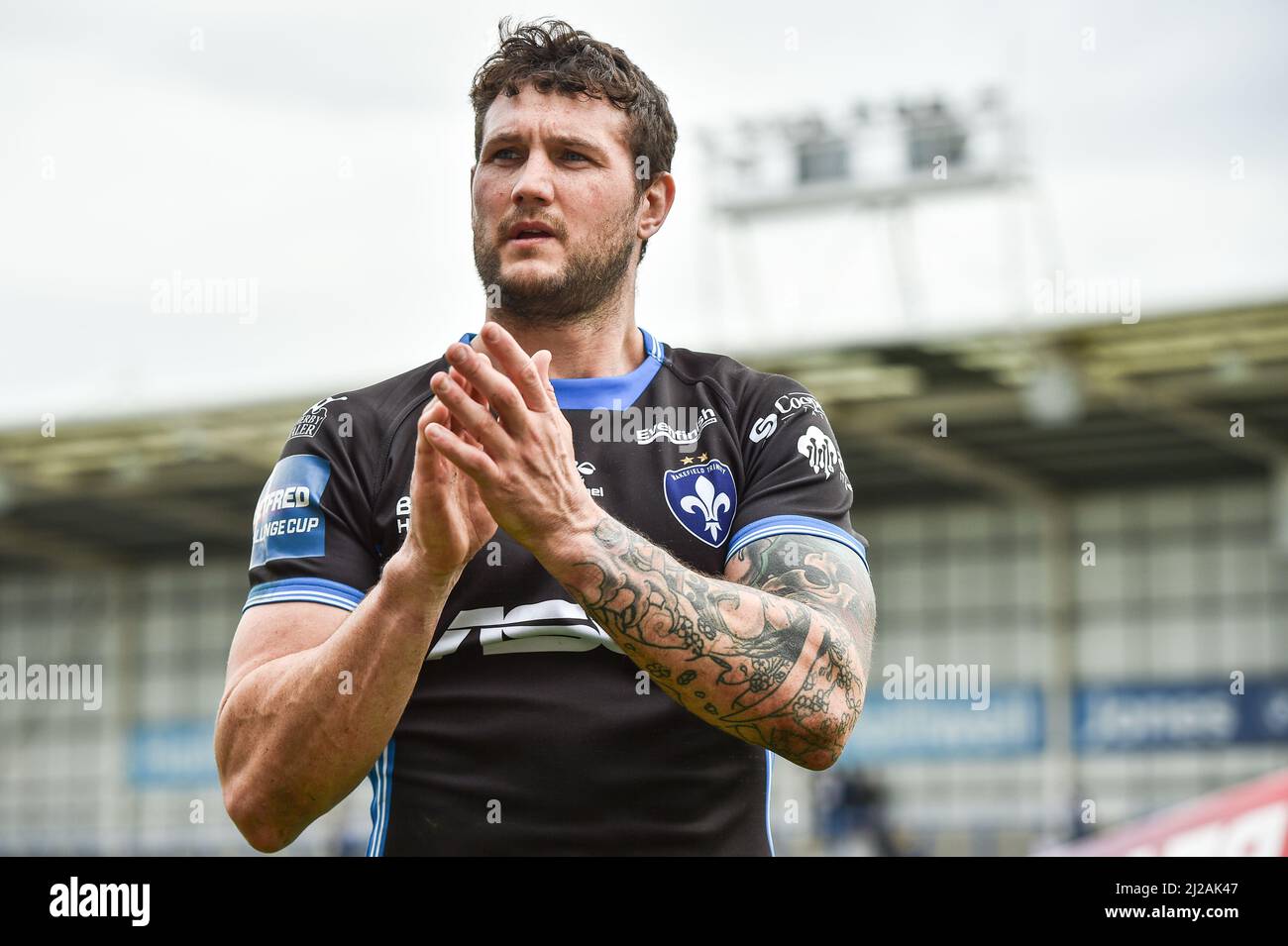 Warrington, England - 27th March 2022 - Wakefield Trinity's Jay Pitts ...