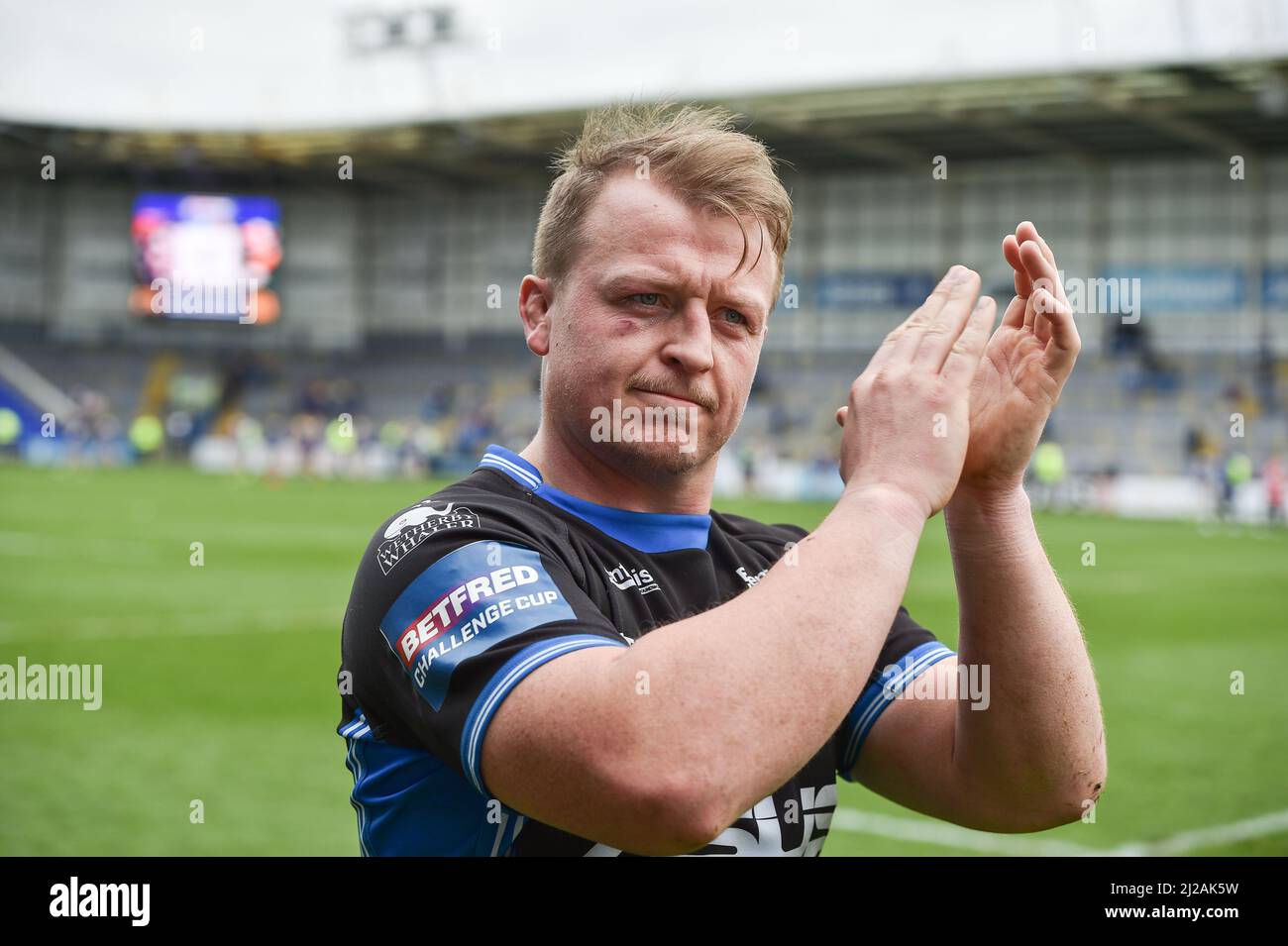 Warrington, England - 27th March 2022 - Wakefield Trinity's Eddie ...