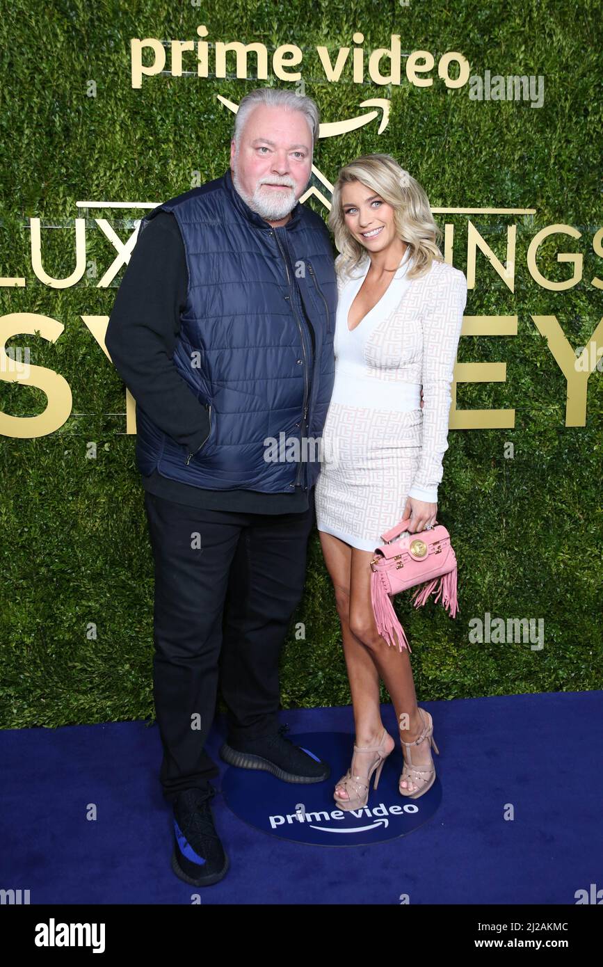 Sydney, Australia. 31st March 2022. Kyle Sandilands, Tegan Kynaston ...