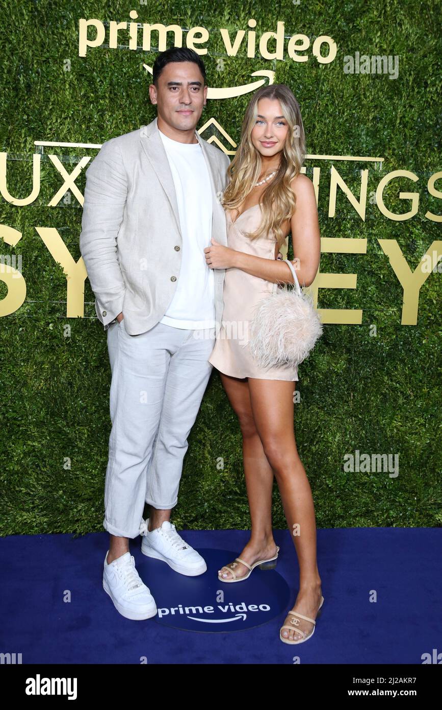Sydney, Australia. 31st March 2022. Jordan Simi, Sammy Robinson attends ...