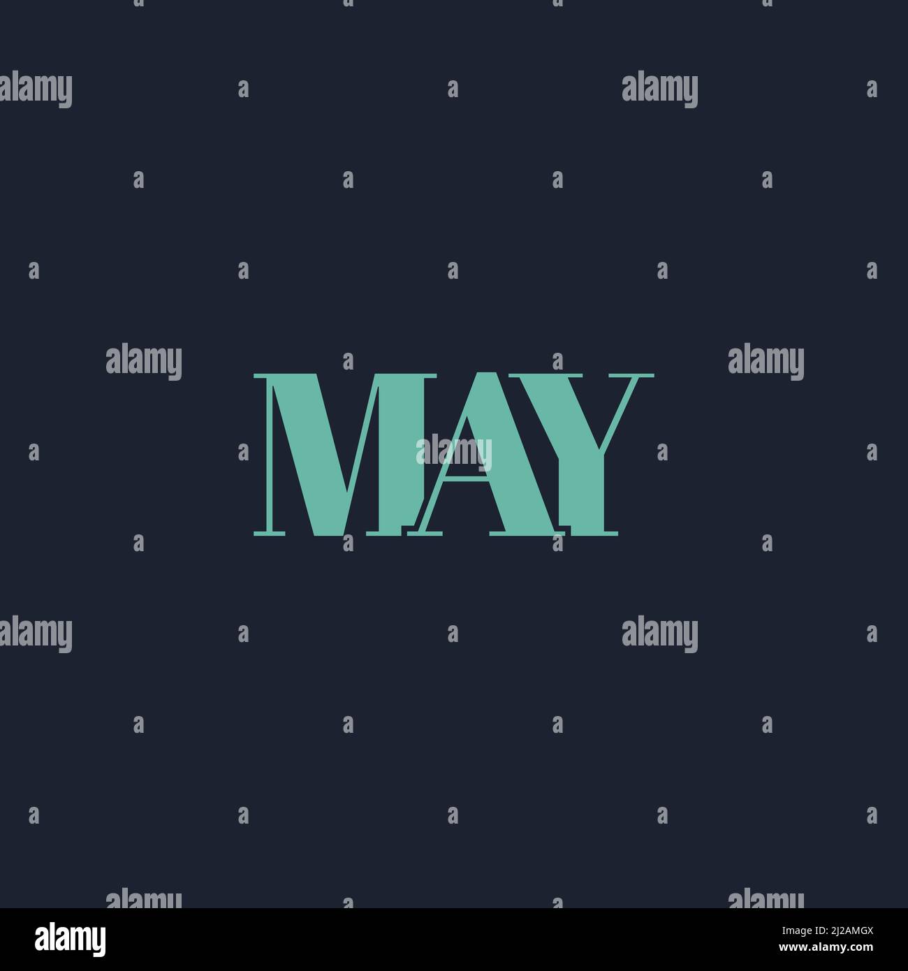 September month name. Vector illustration for poster, card, calendar ...