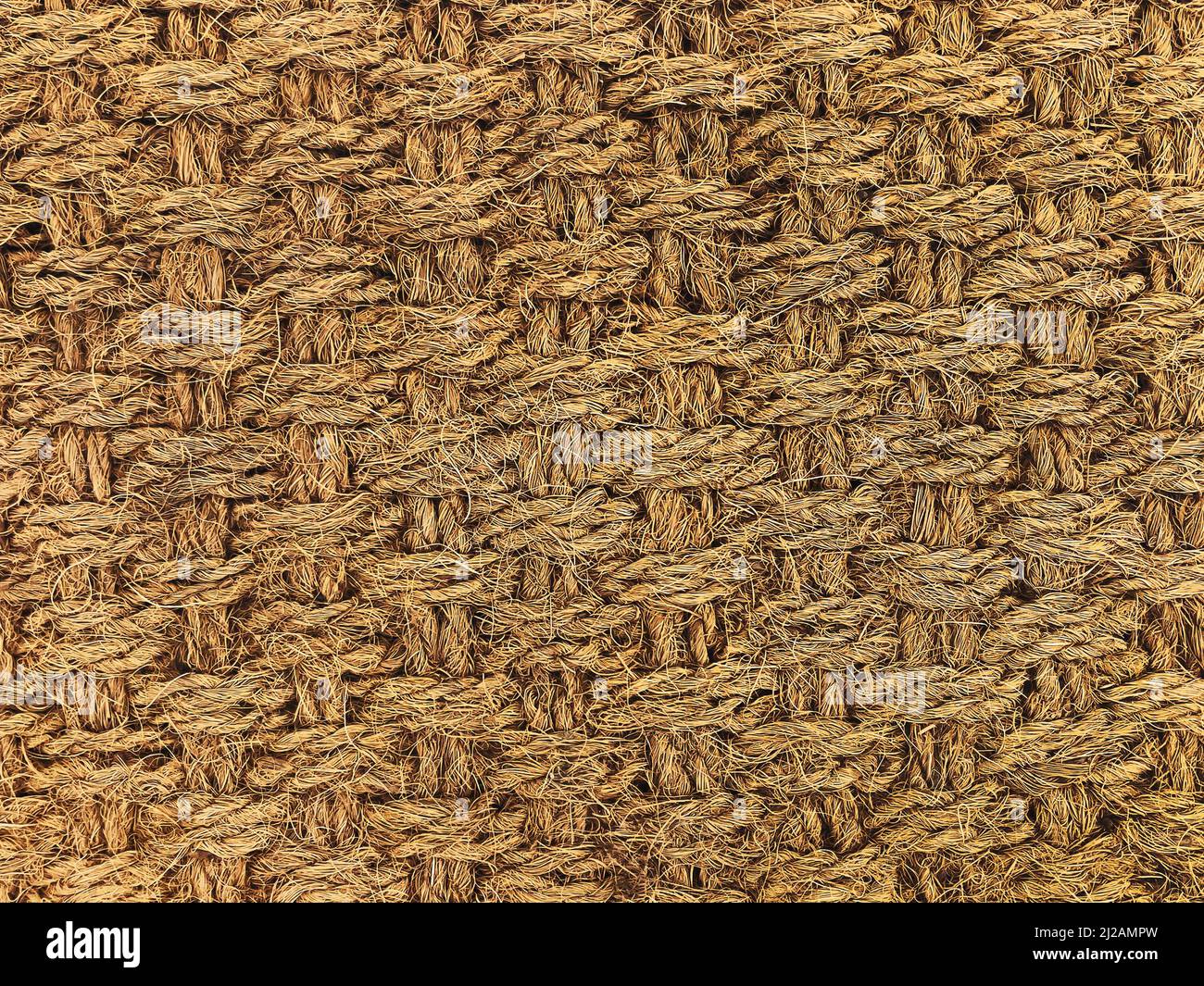 Doormat texture, top view as background Stock Photo - Alamy