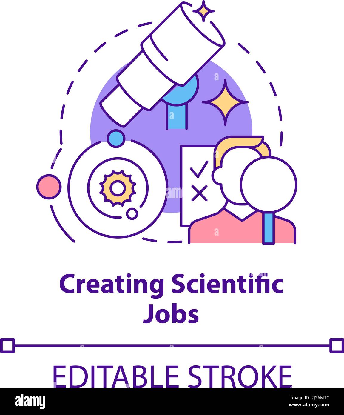 Creating the future Stock Vector Images - Alamy