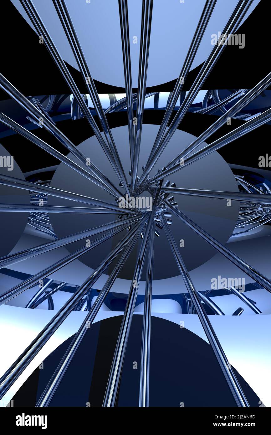 3D Art Metall Stock Photo - Alamy