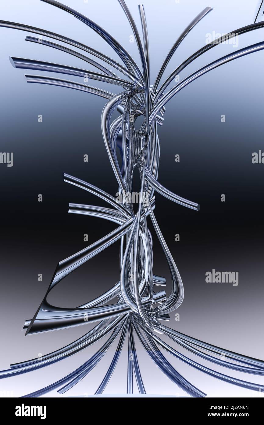 3D Art Metall Stock Photo - Alamy