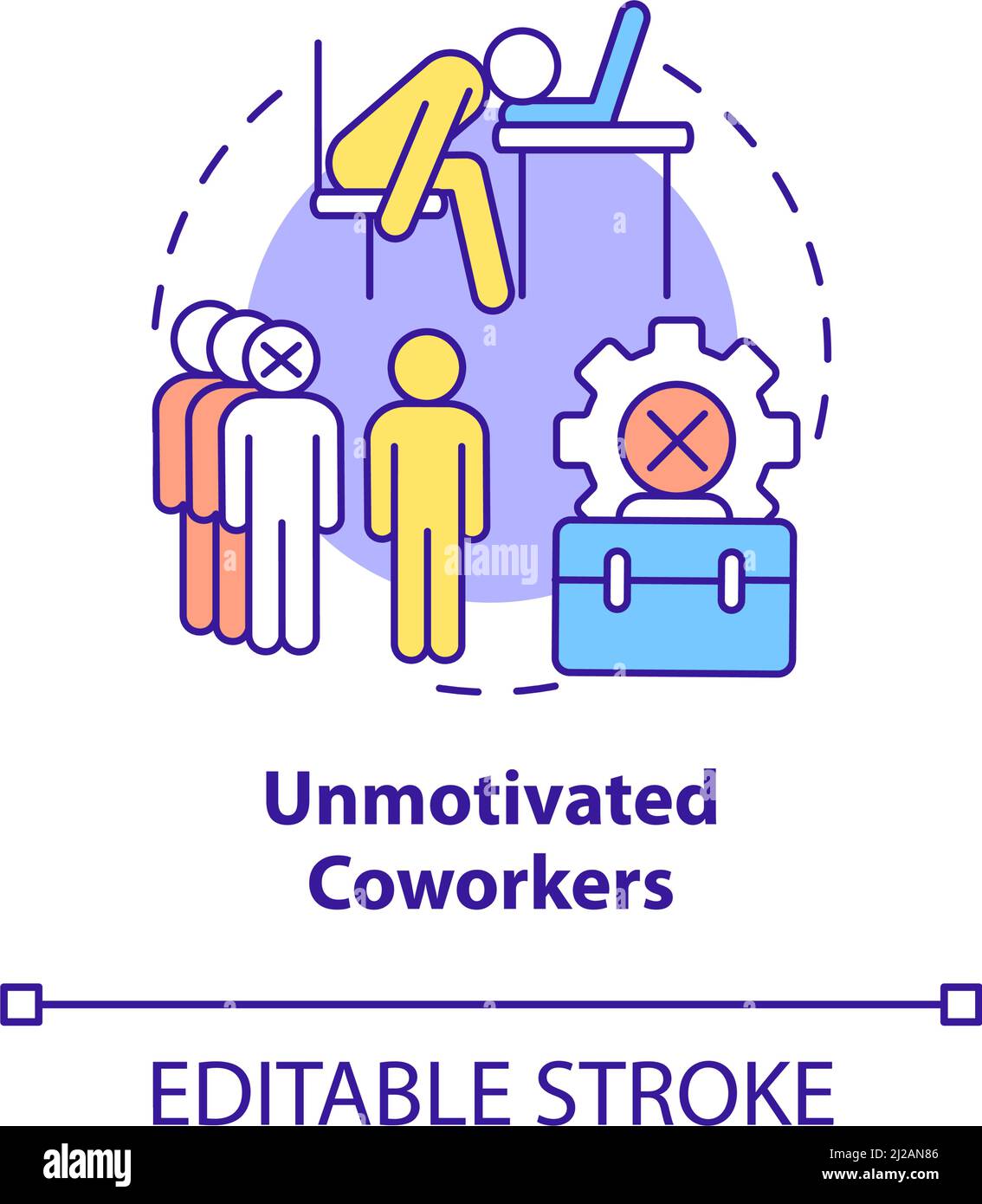 Unhealthy work environment Cut Out Stock Images & Pictures - Alamy