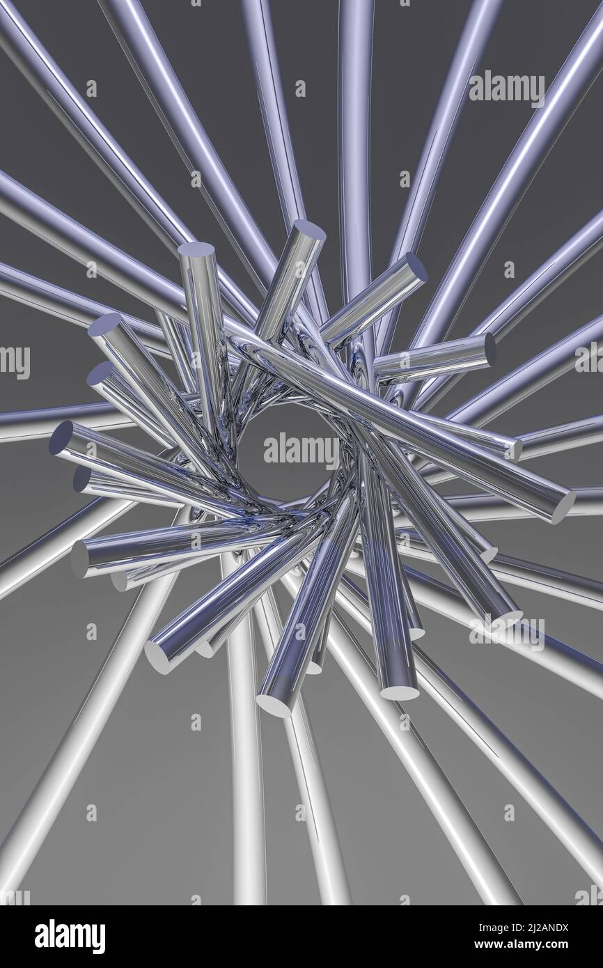 3D Art Metall Stock Photo - Alamy