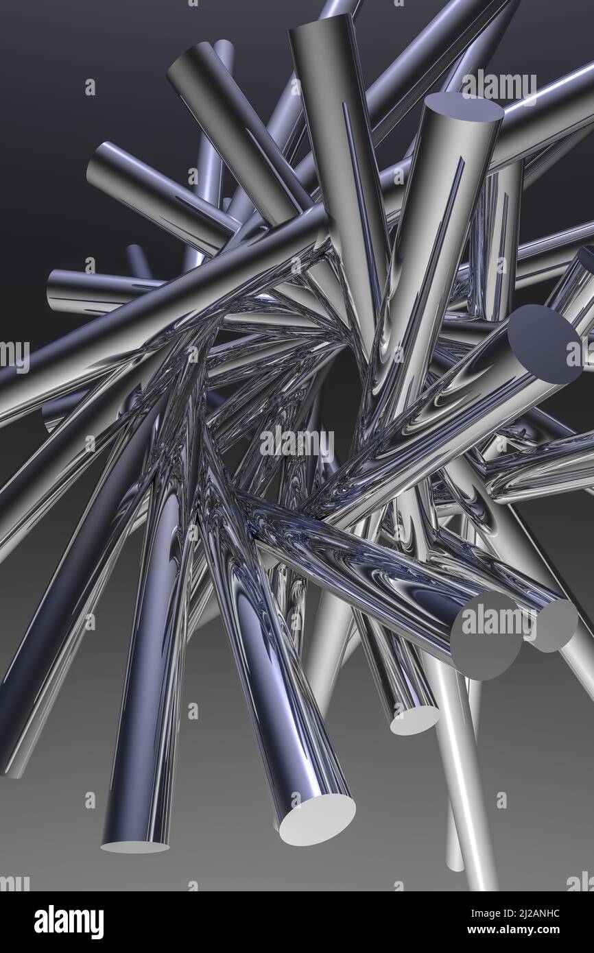 3D Art Metall Stock Photo - Alamy