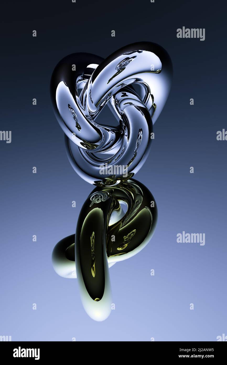 3D Art Metall Stock Photo - Alamy