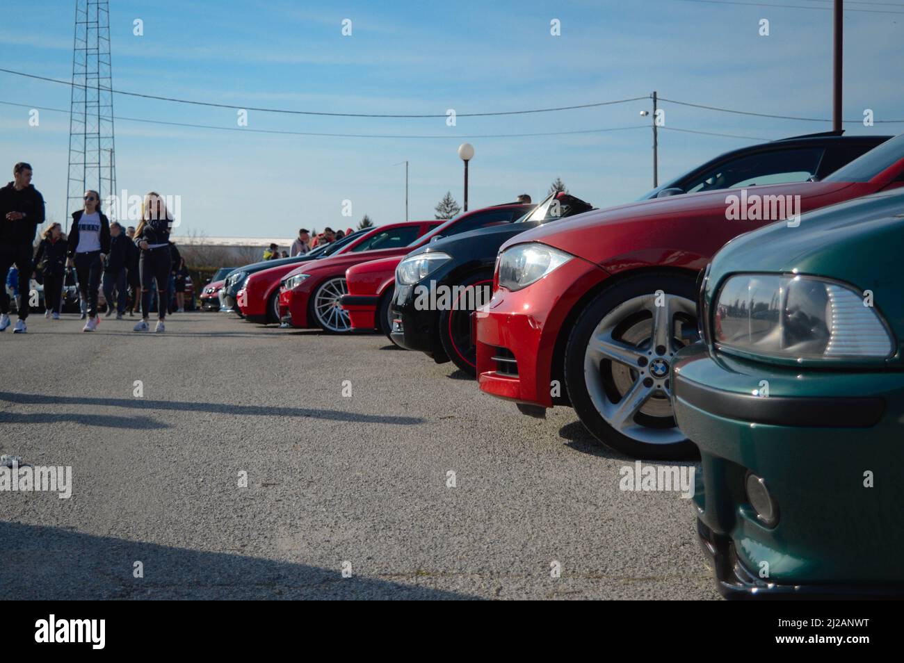 The cars meet show in Zagreb, Croatia Stock Photo - Alamy