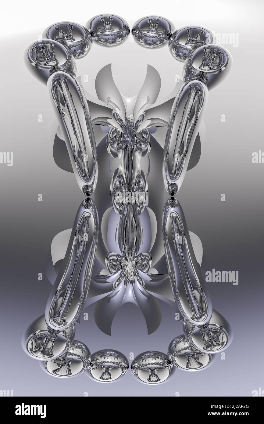 3D Art Metall Stock Photo - Alamy