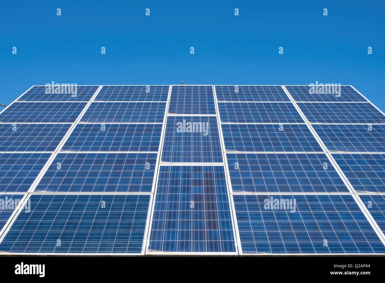 Solar panel, battery renewable energy on sky background Stock Photo - Alamy