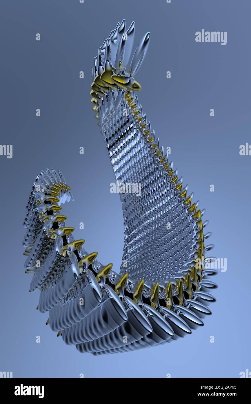 3D Art Metall Stock Photo - Alamy