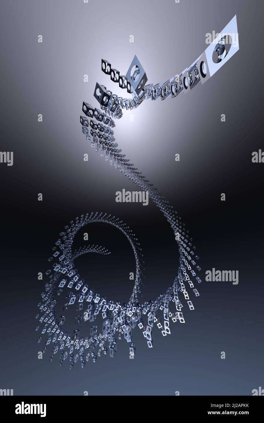 3D Art Metall Stock Photo - Alamy