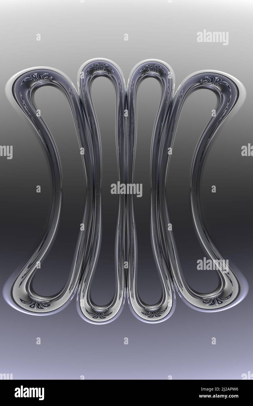 3D Art Metall Stock Photo - Alamy