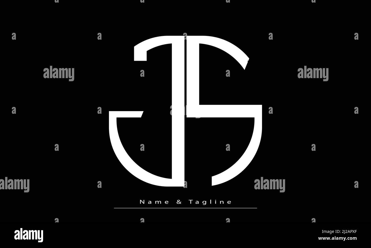 Alphabet letters Initials Monogram logo JS ,SJ Stock Vector Image & Art ...