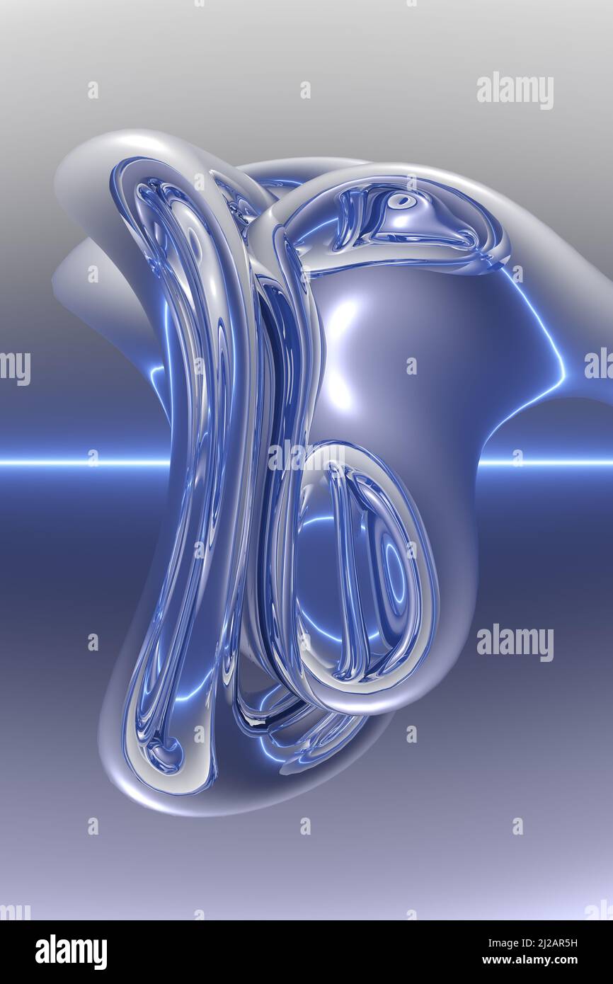 3D Art Metall Stock Photo - Alamy