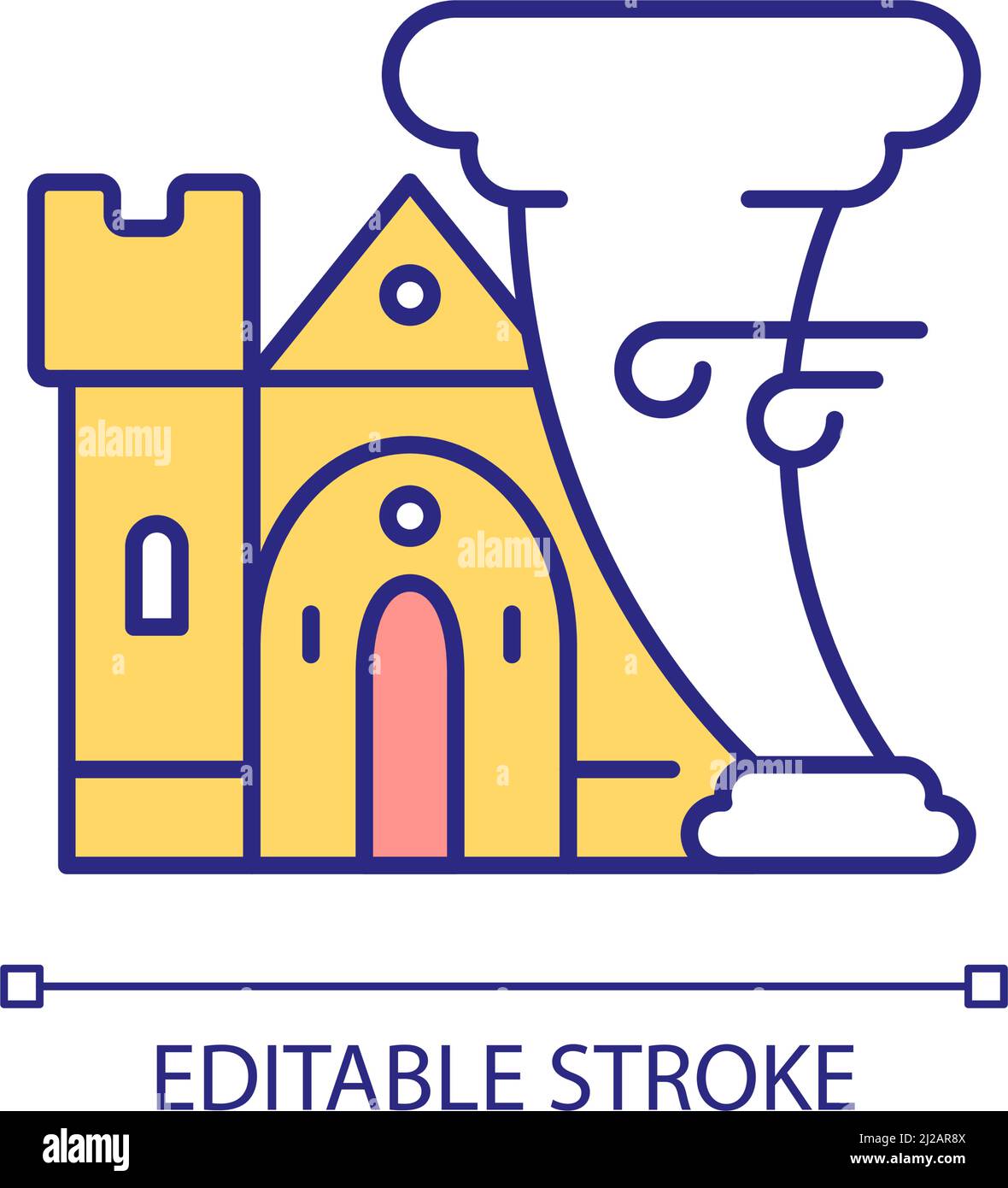 Historic architectural preservation Stock Vector Images - Alamy
