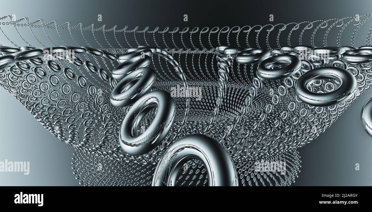 3D Art Metall Stock Photo - Alamy