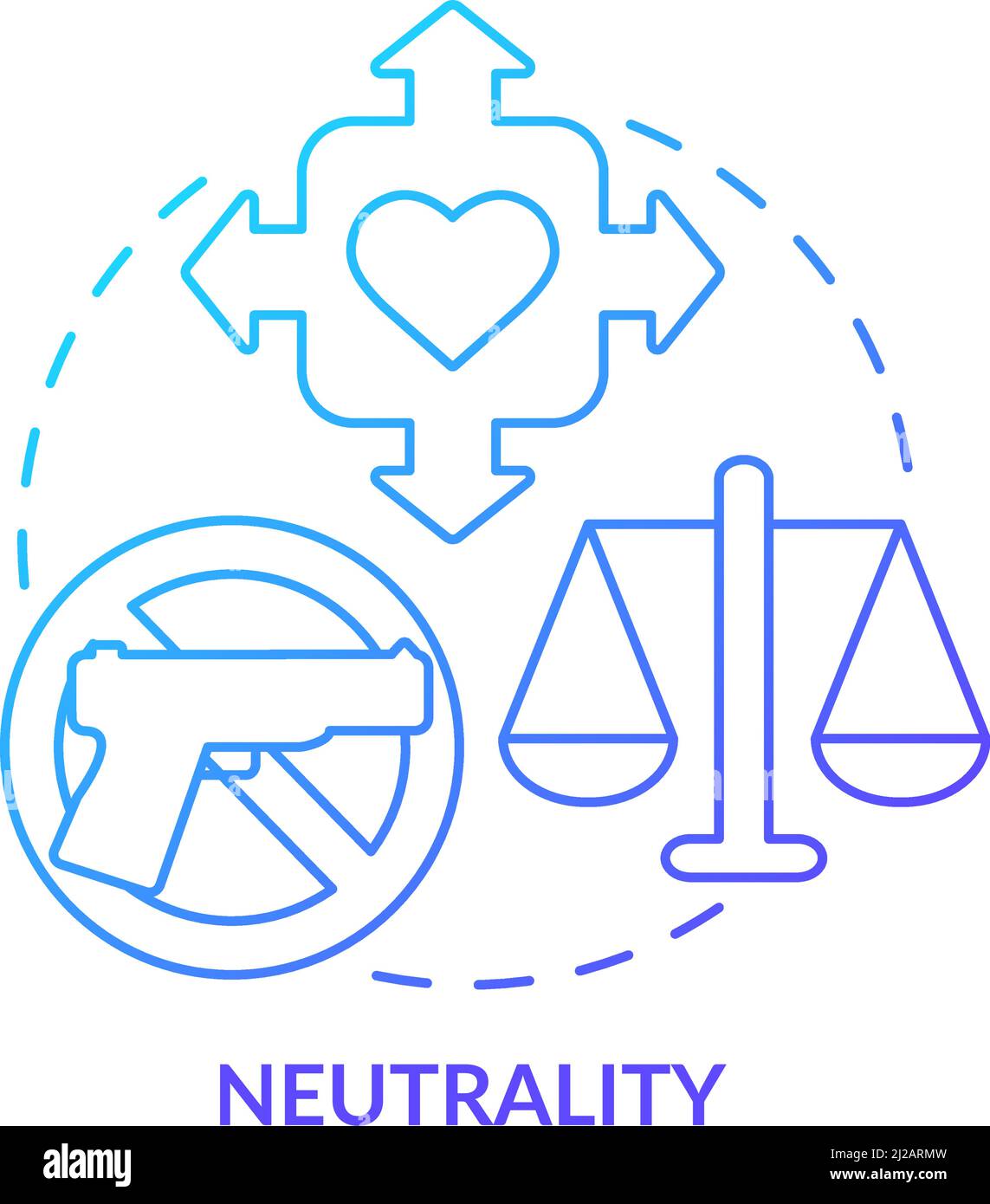 Political neutrality Stock Vector Images - Alamy