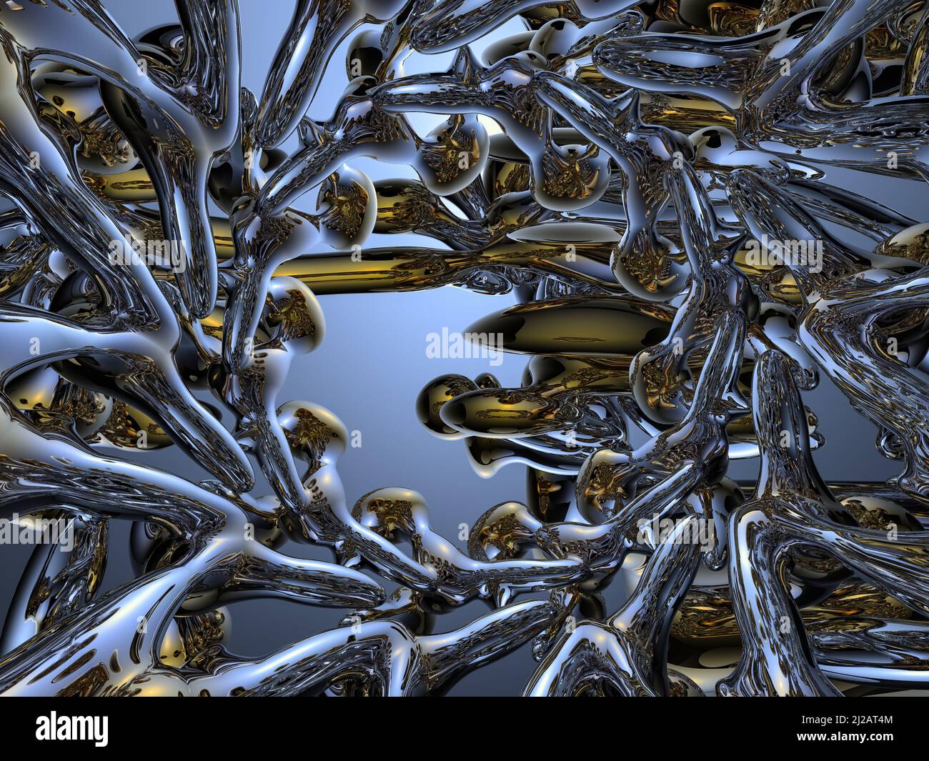 3D Art Metall Stock Photo - Alamy