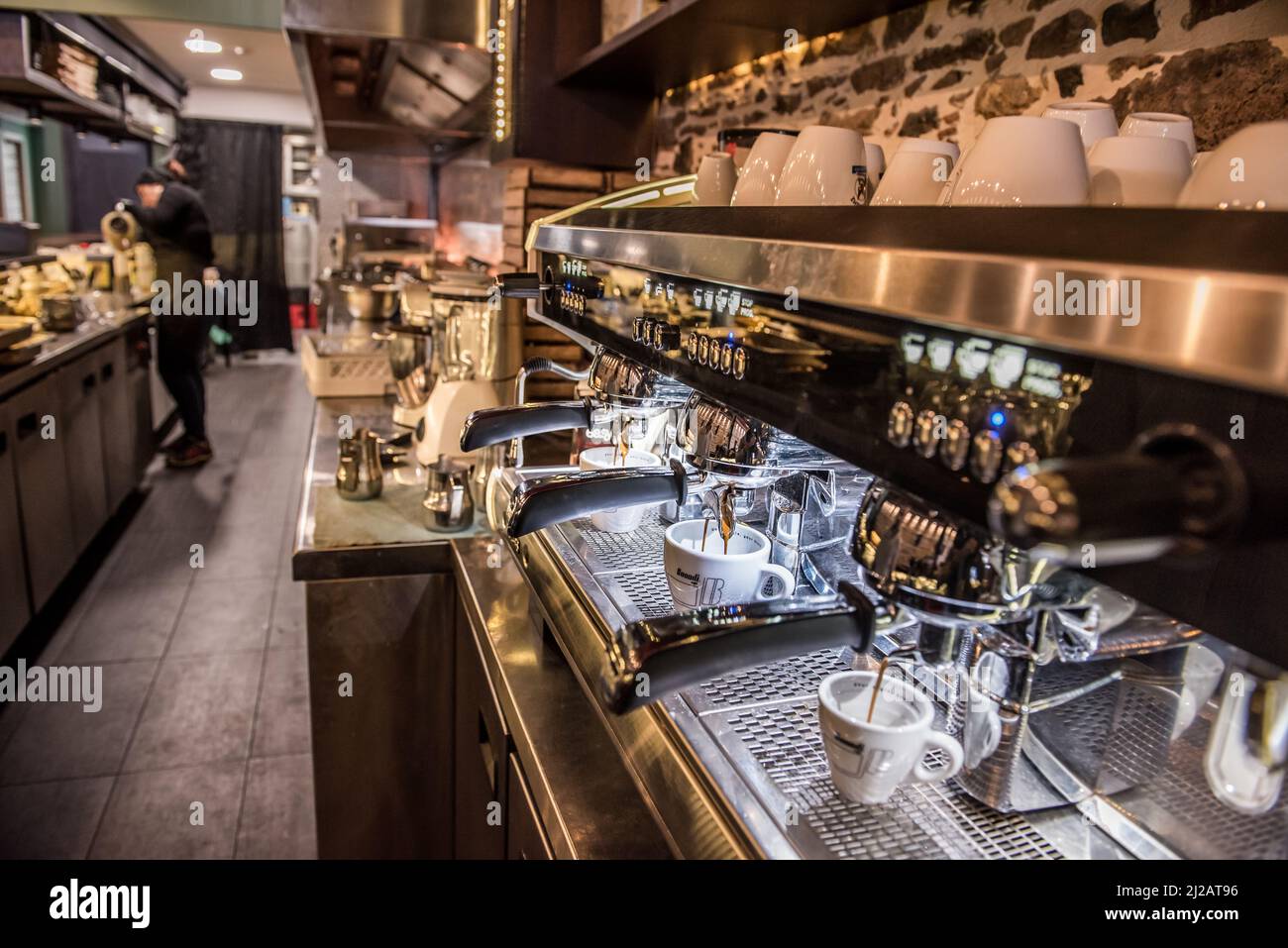 Barista machines hi-res stock photography and images - Alamy
