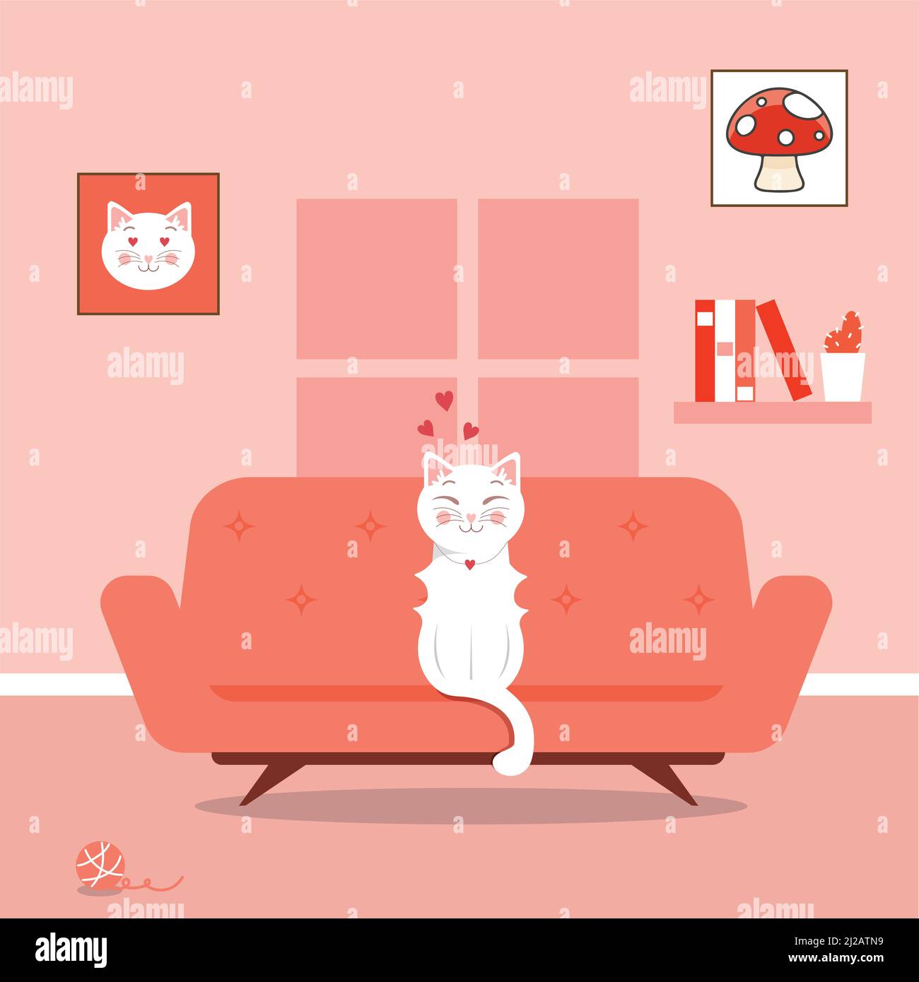 Cartoon couch hi-res stock photography and images - Alamy