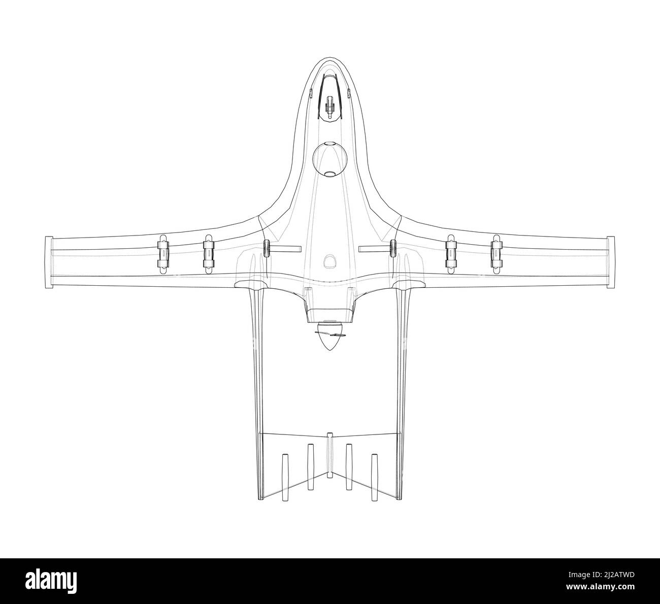 Military Predator Drone. Vector Stock Vector Image & Art - Alamy