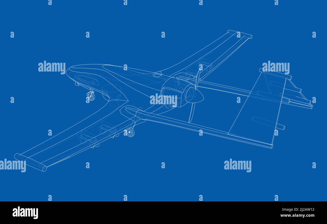 Predator drone blueprint hi-res stock photography and images - Alamy