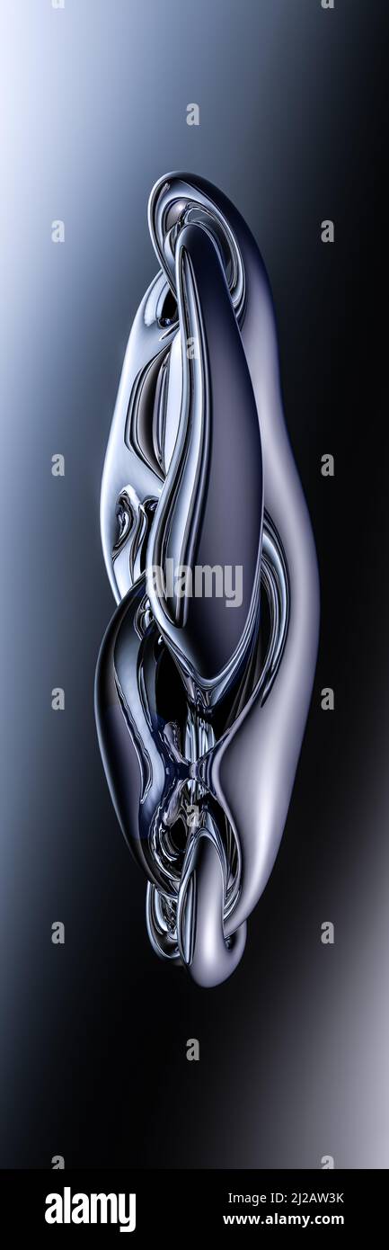 3D Art Metall Stock Photo - Alamy