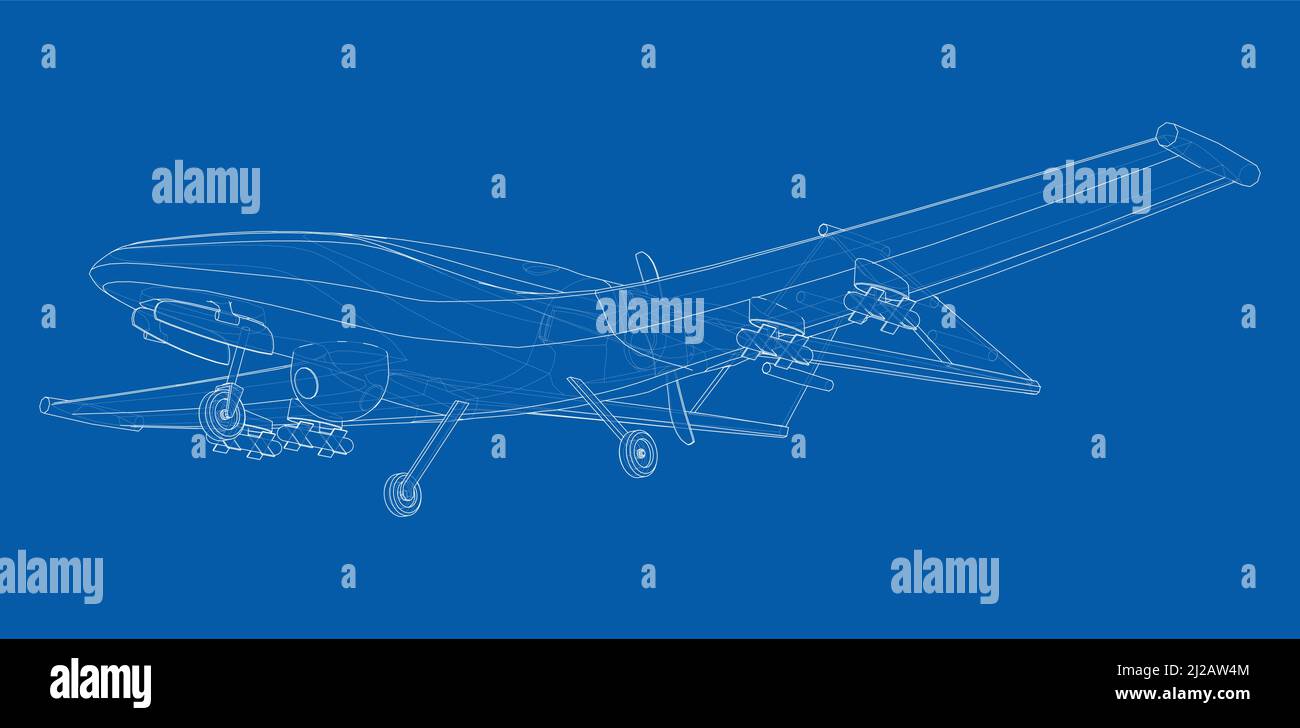 Predator drone blueprint hi-res stock photography and images - Alamy