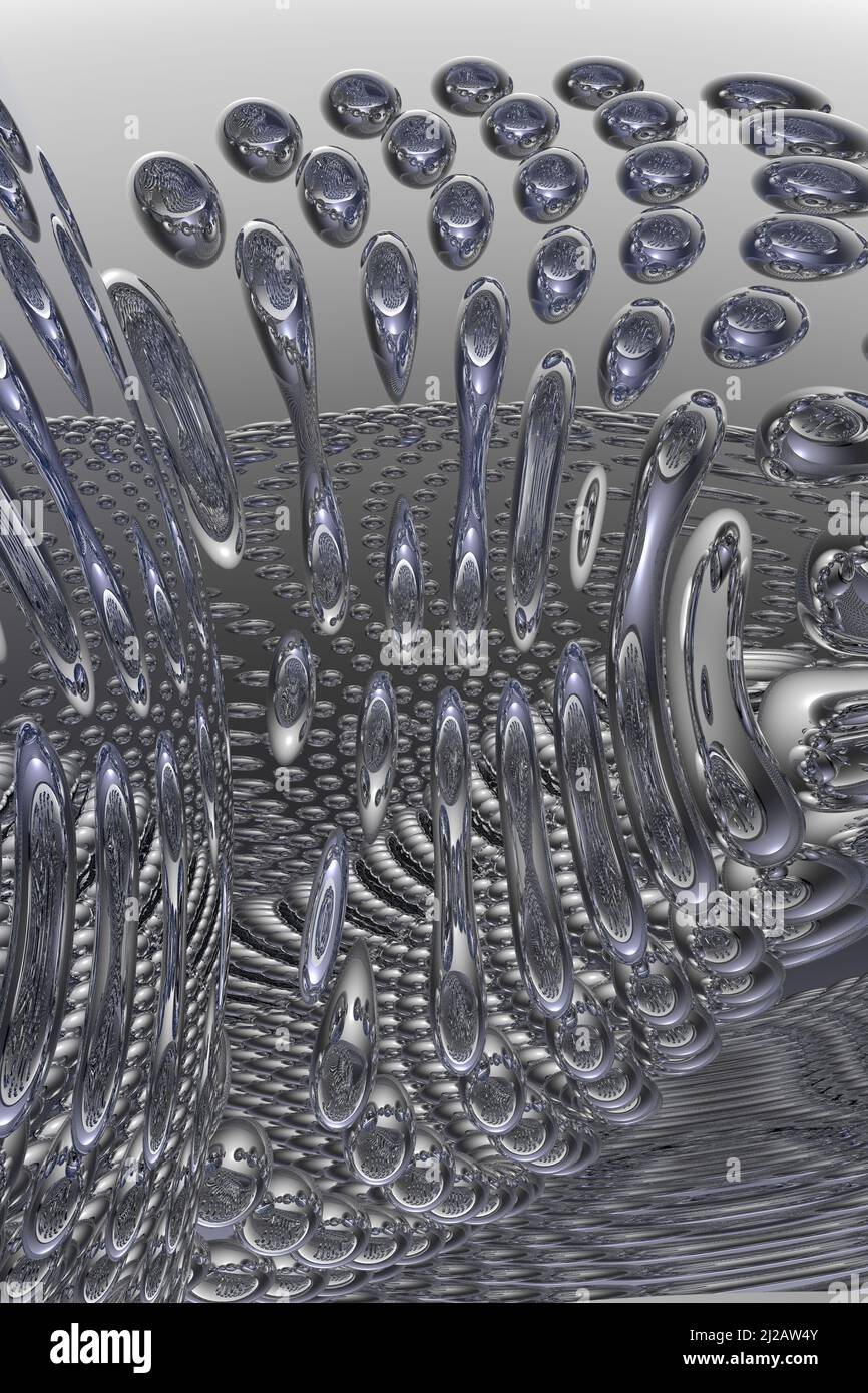 3D Art Metall Stock Photo - Alamy