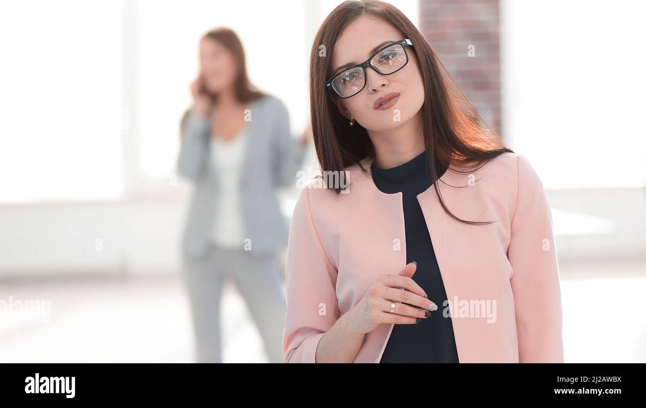 Beautiful business woman show thumb hi-res stock photography and images ...