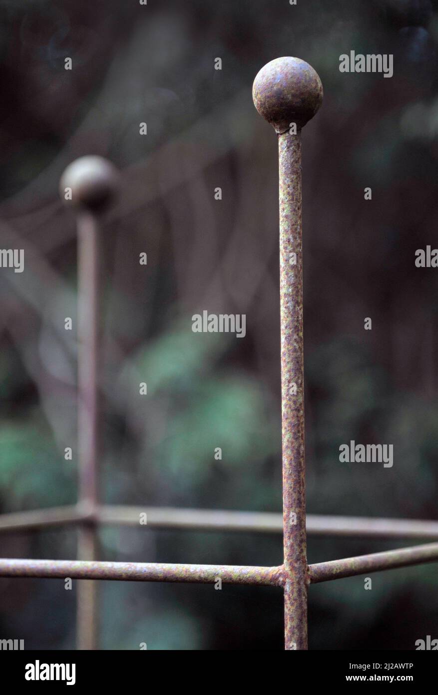 vertical iron railings Stock Photo - Alamy