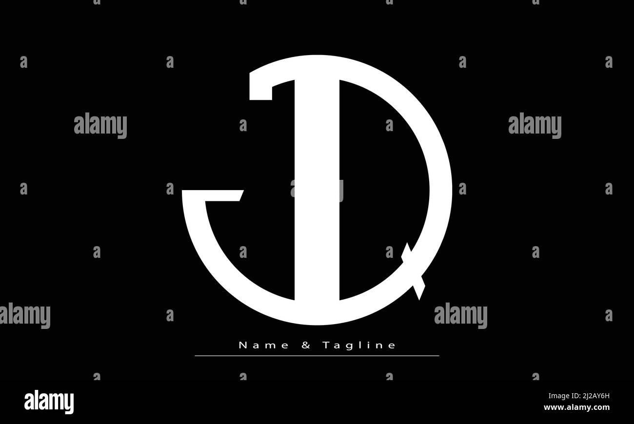 Letter jq logo hi-res stock photography and images - Alamy
