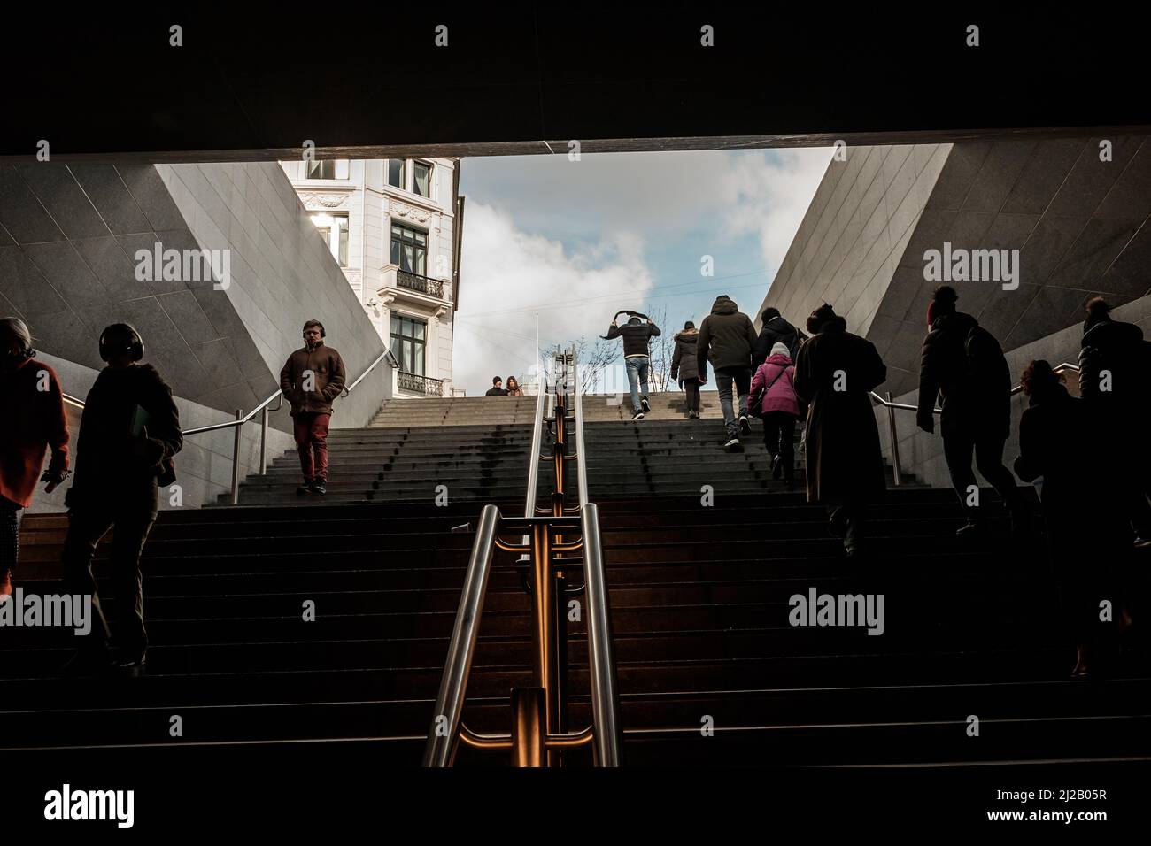 Public transit stations hi-res stock photography and images - Alamy