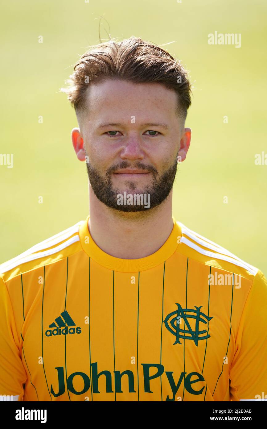 Ben Duckett during a photocall at Trent Bridge, Nottingham. Picture ...