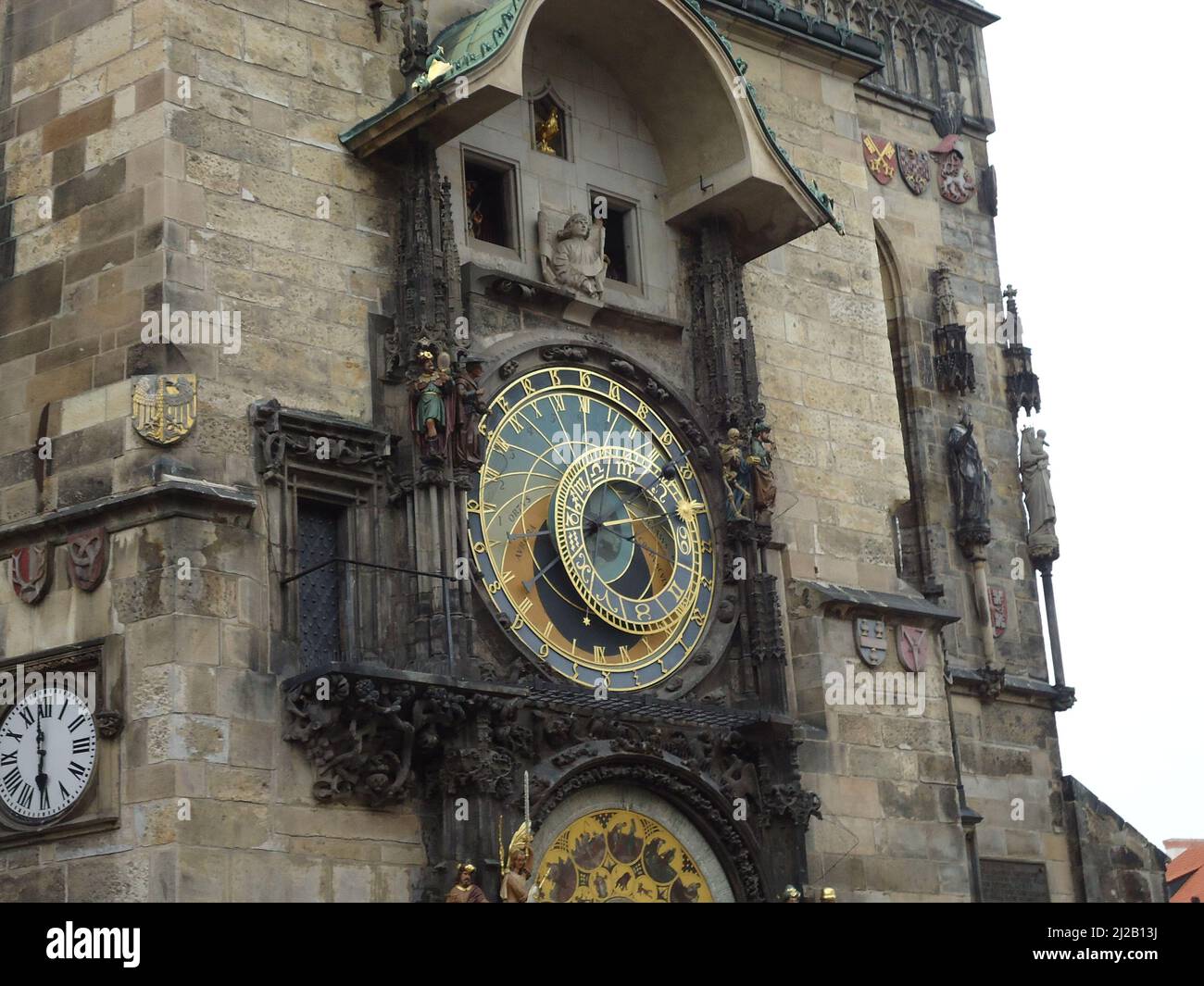 Prague astronomical clock - Czech Republic (Prague Orloj Stock Photo ...