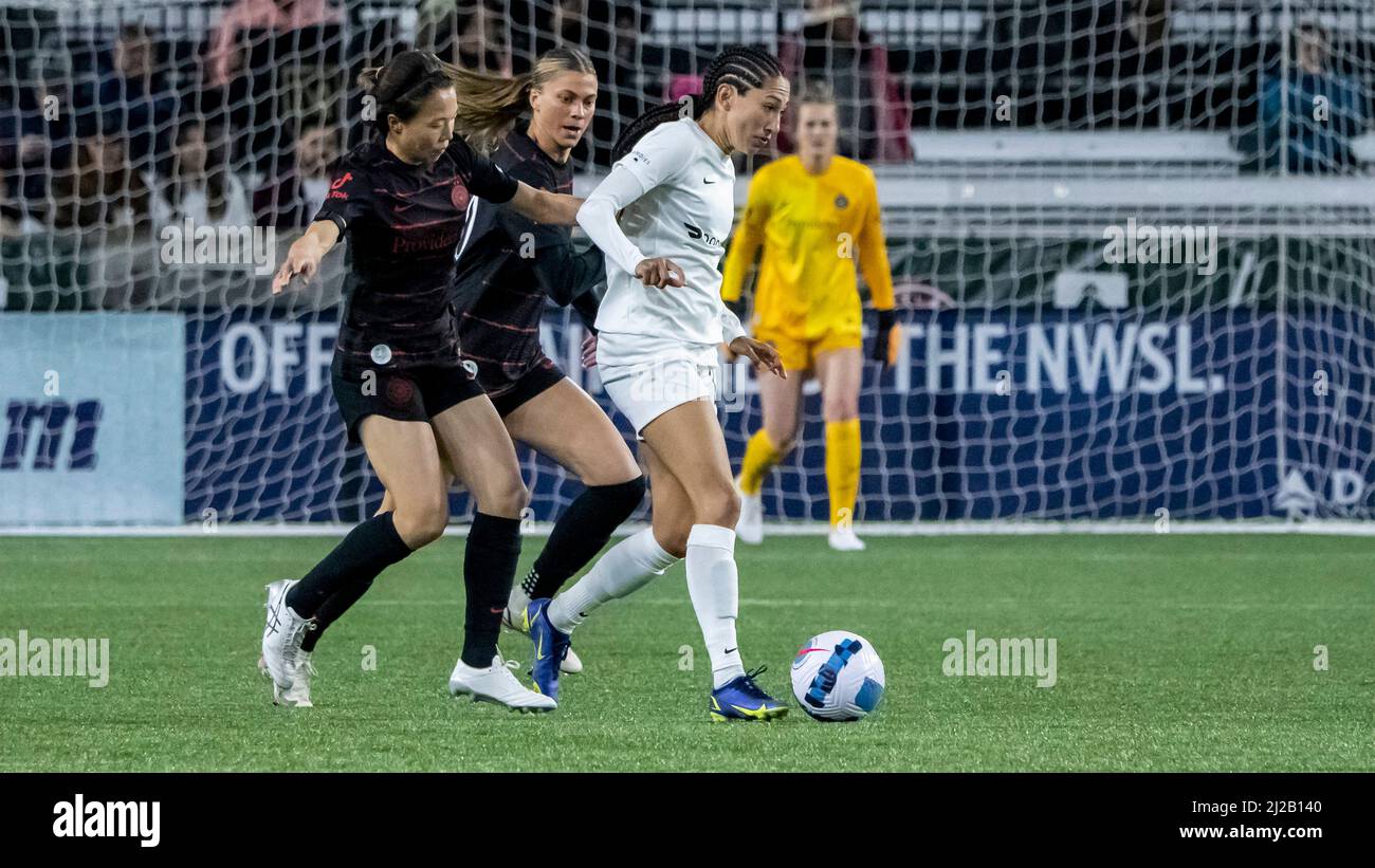 The Thorns' Hina Sugita and Kelli Hubly struggle to contain US Team ...