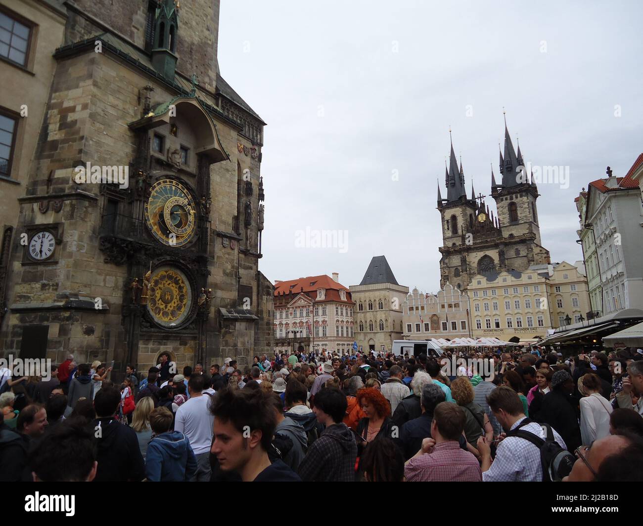 Prague astronomical clock - Czech Republic (Prague Orloj Stock Photo ...