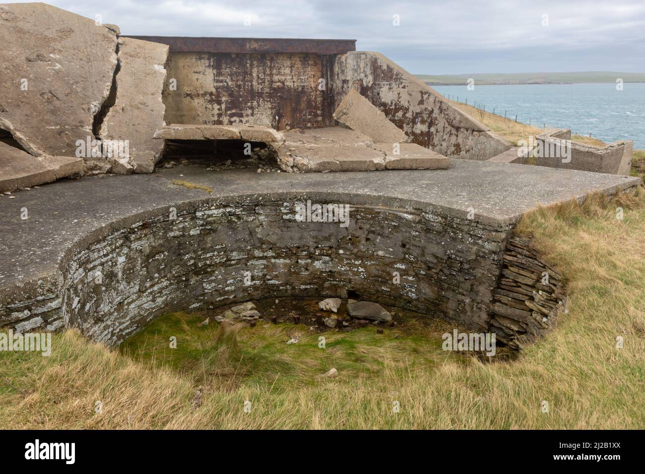 Gun emplacement from world war hi-res stock photography and images - Alamy