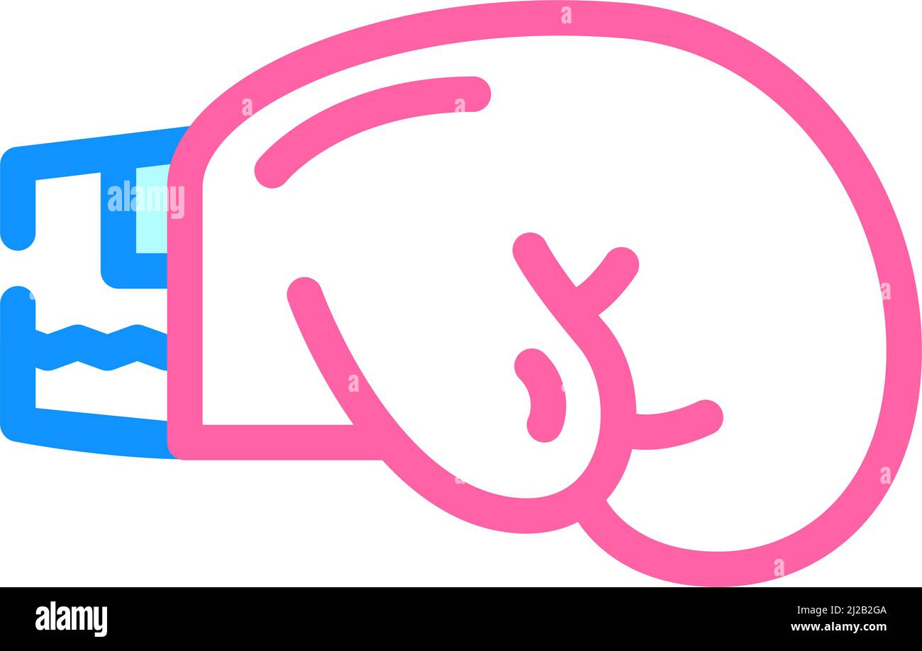 boxing sport color icon vector illustration Stock Vector Image & Art ...