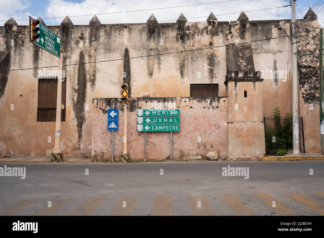 Blank direction signs in village hi-res stock photography and images ...