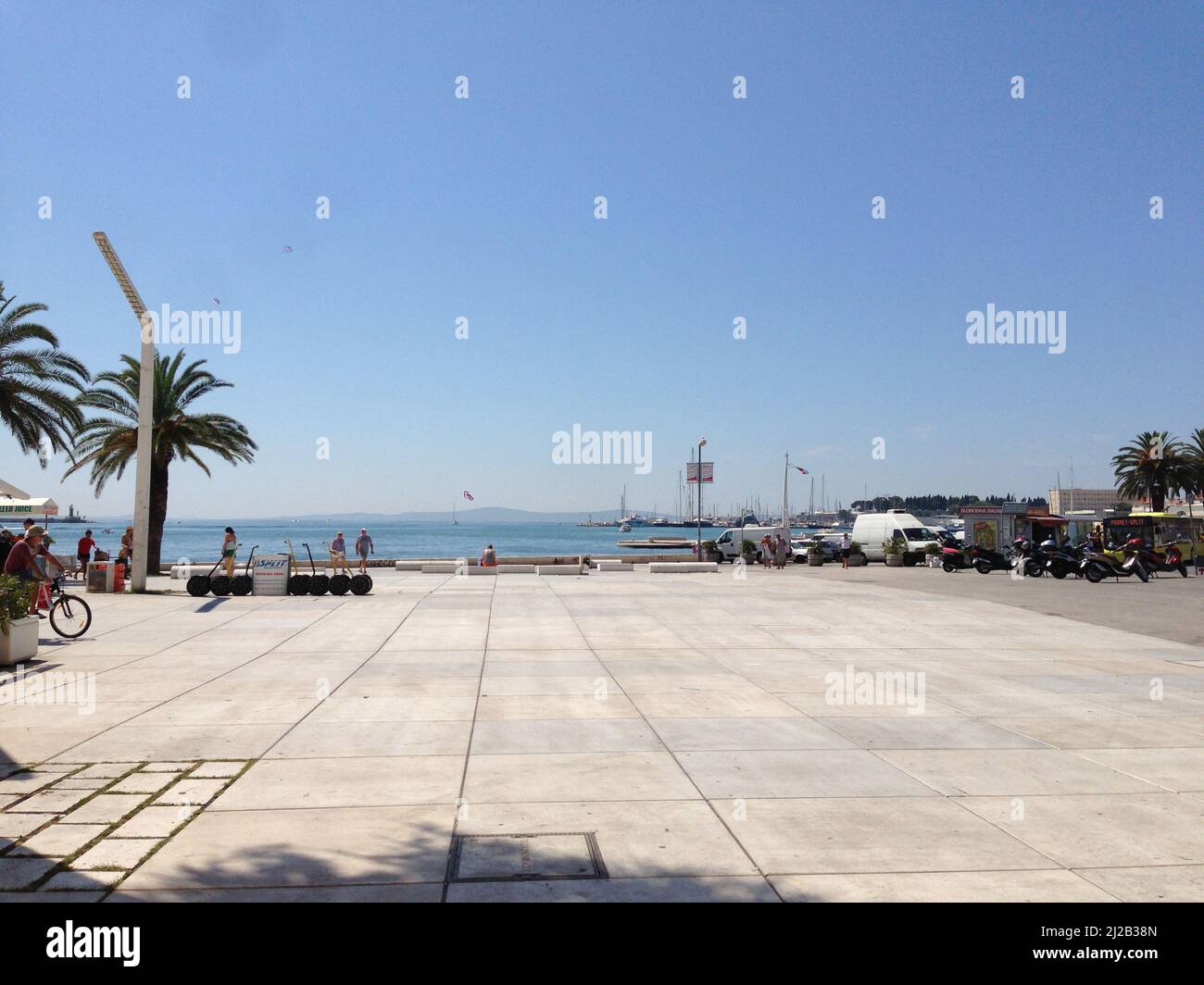 Summer in Split Croatia Stock Photo - Alamy
